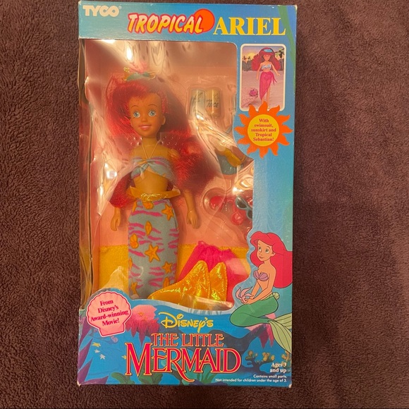 Disney | Toys | Disney Little Mermaid Tropical Ariel Doll By Tyco New ...